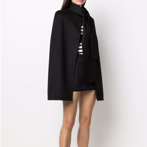 Valentino | Jackets & Coats | Valentino Tied Cape Fw22 | Poshmark